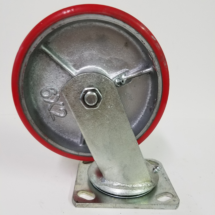 6"x2" Swivel Caster with Polyurethane on Steel Wheel - JC Pacific ...