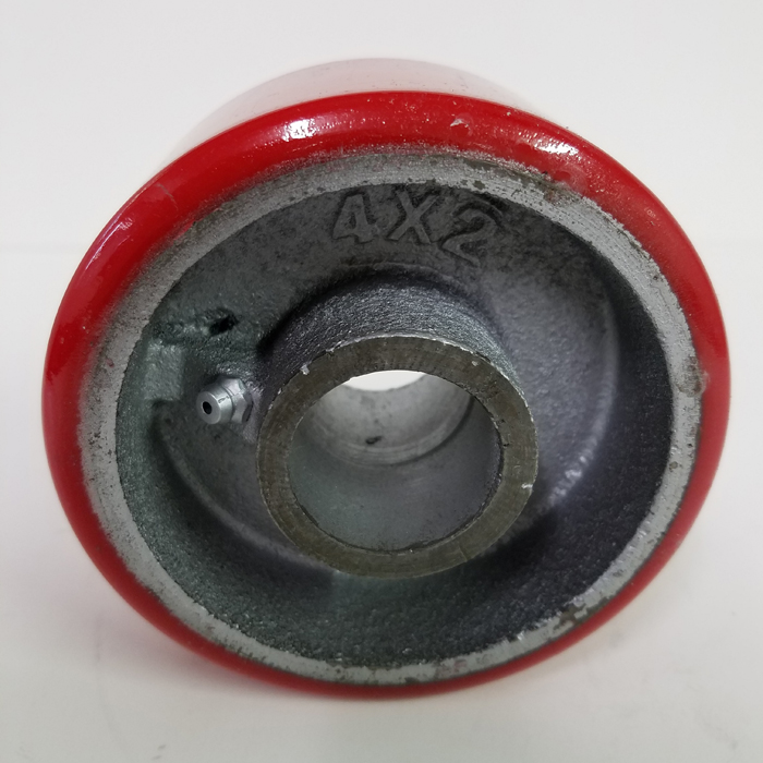 4" x 2" Polyurethane Wheel on Steel - JC Pacific Trading Co